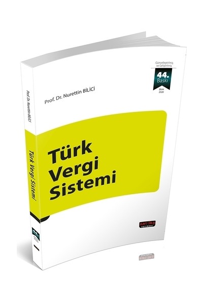 Savaş Yayınevi Türk Vergi Sistemi - Nurettin Bilici