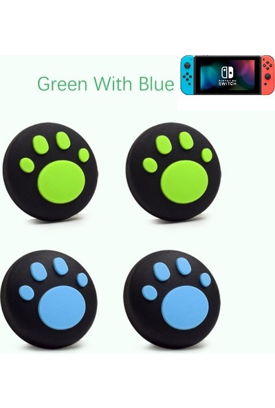 Feza Nintendo Switch 4 Adet Sevimli Pati Analog Başlığı Feza Nintendo Switch 4 Adet Sevimli Pati Analog Başlığı