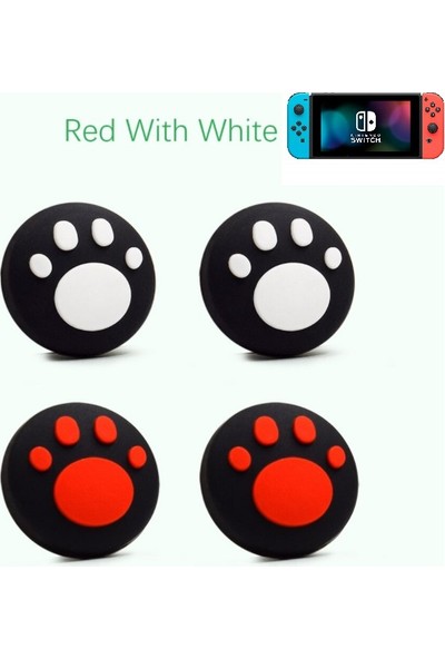 Feza Nintendo Switch 4 Adet Sevimli Pati Analog Başlığı Feza Nintendo Switch 4 Adet Sevimli Pati Analog Başlığı