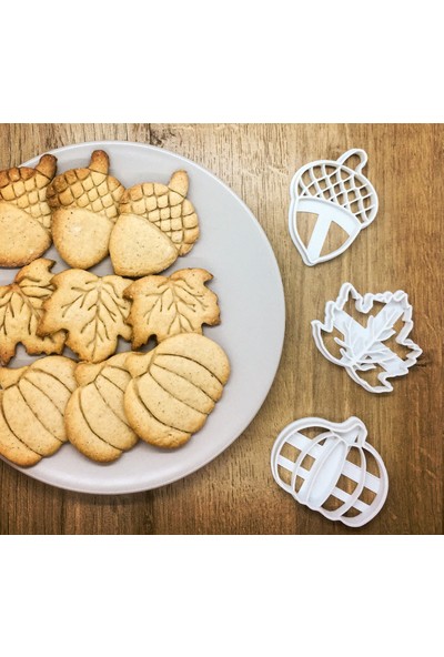 Cestopieno 3'lü Kurabiye Kalıbı Seti