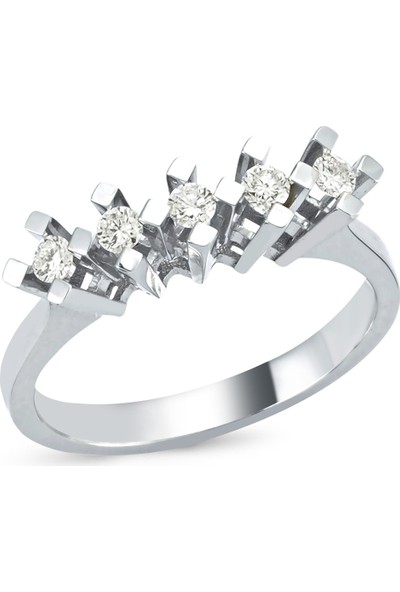 Pırlant 0,22 Karat Beştaş Pırlanta Yüzük