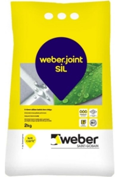 Weber Joint Siyah Silikonlu Derz Dolgu 2 kg Weber Joint Siyah Silikonlu Derz Dolgu 2 kg