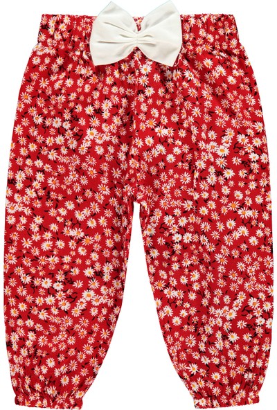 Civil Girls Civill Baby Kız Bebek Pantolon 6-18 Ay Kırmızı