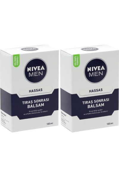 Nivea Men Hassas Tıraş Sonrası Balsamı 2 x 100 ml