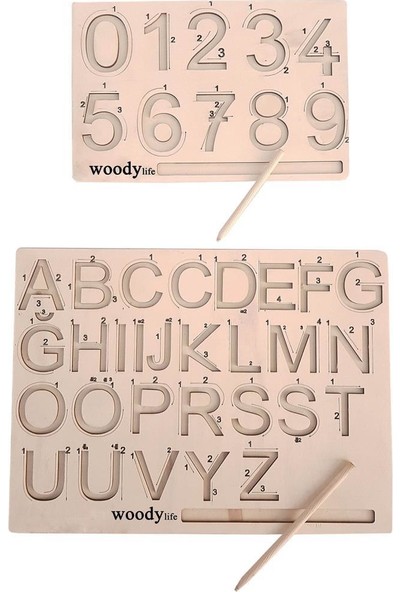 Woody Life 2 Li Ahşap Harfler Sayıları Yazmayı Öğreniyorum Eğitici Öğretici Beceri Oyun Oyuncak Woody Life 2 Li Ahşap Harfler Sayıları Yazmayı Öğreniyorum Eğitici Öğretici Beceri Oyun Oyuncak