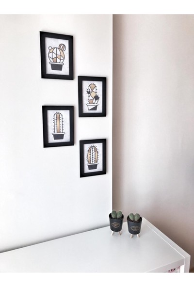 CANGA MANYA Çerçeve Seti 4 Lü 13X18 Siyah CANGA MANYA Çerçeve Seti 4 Lü 13X18 Siyah