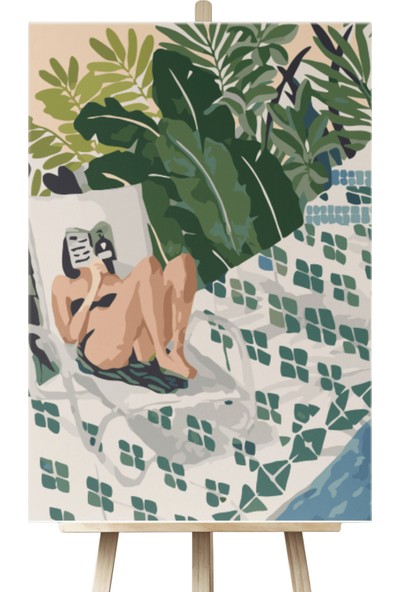 Kendin Yap Tatil Keyfi - Holiday Vibes Sayılarla Boyama Kanvas Tablo Seti - 56 x 70 cm Çerçeveye Gerili Kendin Yap Tatil Keyfi - Holiday Vibes Sayılarla Boyama Kanvas Tablo Seti - 56 x 70 cm Çerçeveye Gerili