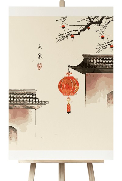 Kendin Yap Japon Evi - Japanese House Sayılarla Boyama Kanvas Tablo Seti - 40 x 50 cm Çerçeveye Gerili Kendin Yap Japon Evi - Japanese House Sayılarla Boyama Kanvas Tablo Seti - 40 x 50 cm Çerçeveye Gerili