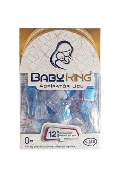 Baby King 12'li Aspiratör Ucu - Mavi