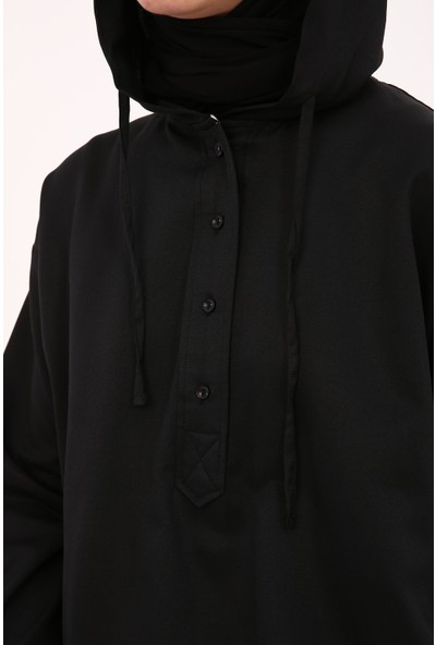 ALLDAY Kapüşonlu Yarım Patlı Tunik