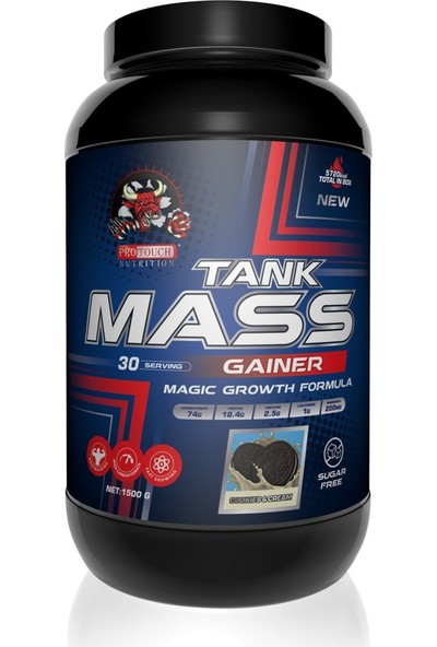 Protouch Tank Mass Gainer 1500 gr 30 Servis Muz Protouch Tank Mass Gainer 1500 gr 30 Servis Muz