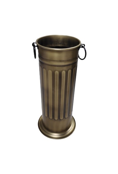Esosh Home Dekoratif Ayaklı Silindir Şemsiyelik 50 cm Gold