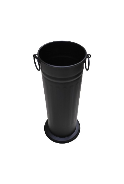 Esosh Home Dekoratif Demir Kulplu Ayaklı Şemsiyelik 50 cm Siyah