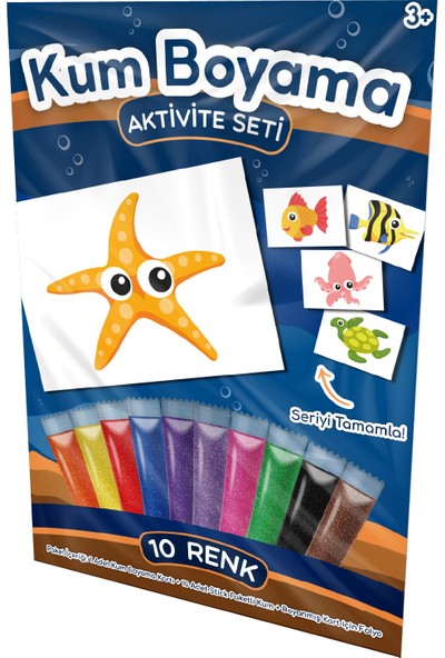 Kumbo Kum Boyama Deniz Yıldızı | Kum Boyama Aktivite Seti