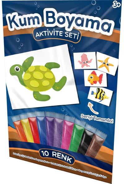 Kumbo Kum Boyama Deniz Kaplumbağası | Kum Boyama Aktivite Seti Kumbo Kum Boyama Deniz Kaplumbağası | Kum Boyama Aktivite Seti