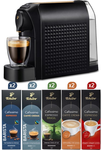 Tchibo Cafissimo Easy Black & Gold Paket Tchibo Cafissimo Easy Black & Gold Paket