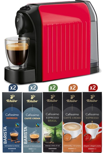 Tchibo Cafissimo Easy Kırmızı Paket Tchibo Cafissimo Easy Kırmızı Paket