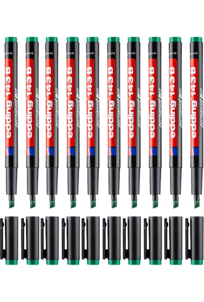 Edding 143B Asetat Kalem Yeşil 10'lu