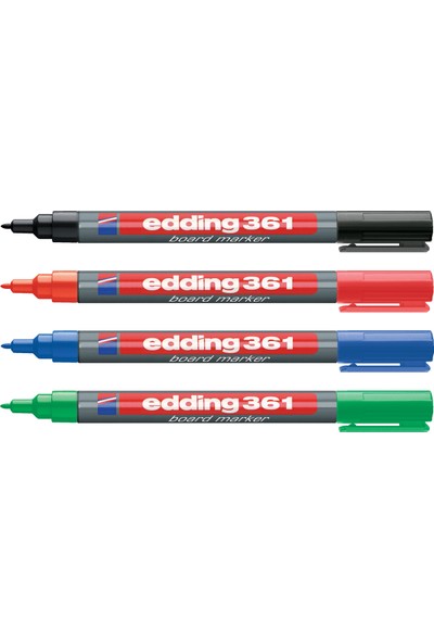 Edding 361 Beyaz Tahta Kalemi Ince Uçlu 4 Renk Edding 361 Beyaz Tahta Kalemi Ince Uçlu 4 Renk