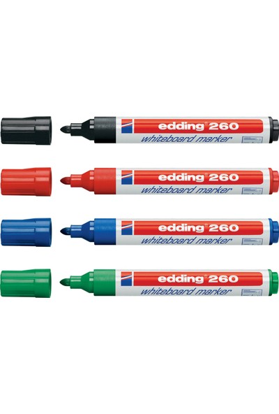 Edding 260 Beyaz Tahta Kalemi 4'lü Set