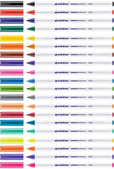 Edding 4600 Kumaş Kalemi 20 Li Set