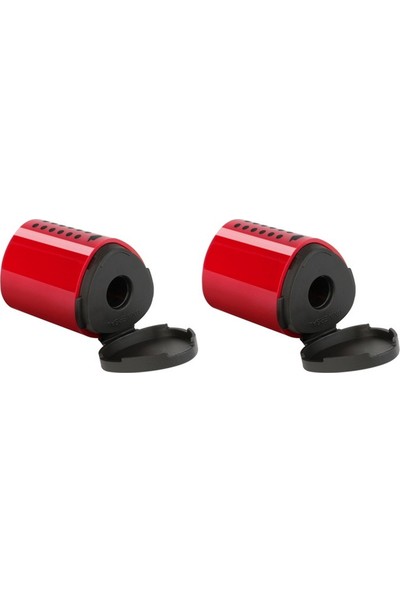 Faber-Castell Faber Grip 2001 Mini Kalemtıraş Kırmızı-Mavi 2'li