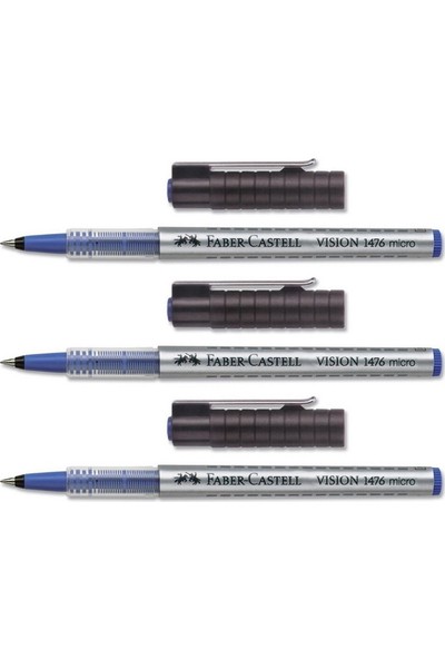 Faber-Castell Faber 1476 Yuvarlak Uçlu Pilot Kalem Siyah 3'lü Faber-Castell Faber 1476 Yuvarlak Uçlu Pilot Kalem Siyah 3'lü
