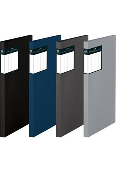 Faber-Castell Faber Nokta Desenli Sunum Dosyası 30 Yaprak Açık Gri