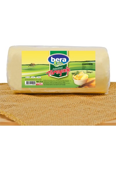 Bera Süt Katkısız Rulo Tereyağı 1 kg Bera Süt Katkısız Rulo Tereyağı 1 kg
