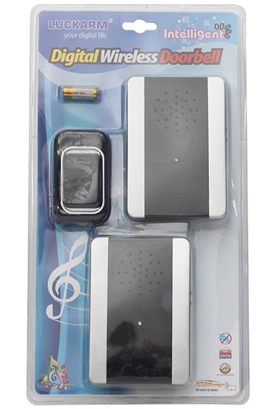 Powermaster 7906 Kablosuz Kapı Zili Çift Alıcılı Tek Kumandalı 25 Melodili BJ-9646 Powermaster 7906 Kablosuz Kapı Zili Çift Alıcılı Tek Kumandalı 25 Melodili BJ-9646