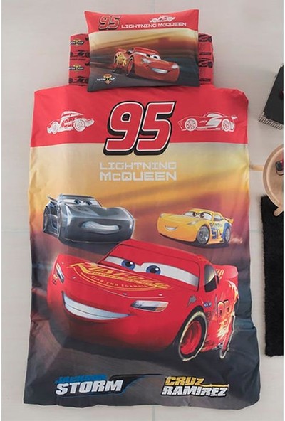 Özdilek Ranforce Nevresim Takımı Disney Lisanslı Mc Queen Cars