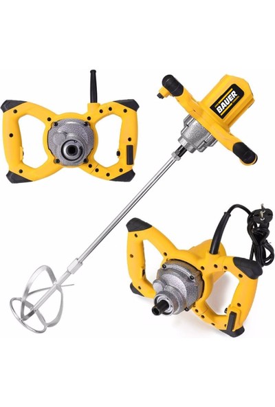 Bauer Alman Dk 3000 W Devir Ayarlı Elektrikli Alçı Boya ve Harç Karıştırıcı Mikser Bauer Alman Dk 3000 W Devir Ayarlı Elektrikli Alçı Boya ve Harç Karıştırıcı Mikser