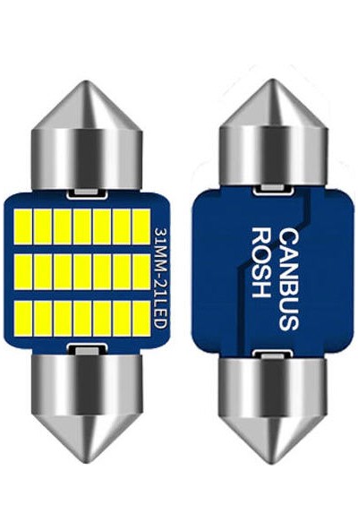 Femex Eco 31MM Japon Tip Sofit LED Ampul 21 Ledli Güçlü Işık Femex Eco 31MM Japon Tip Sofit LED Ampul 21 Ledli Güçlü Işık