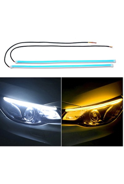 Femex Açılış Animasyonlu Selamlamalı Far Kaşı Far Üstü Kayar Sinyalli LED Audi Stil 60CM Femex Açılış Animasyonlu Selamlamalı Far Kaşı Far Üstü Kayar Sinyalli LED Audi Stil 60CM