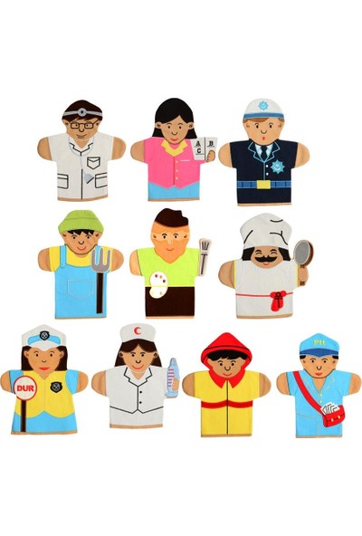 Oscar Meslekler Kukla Seti (10 Lu) Oscar Meslekler Kukla Seti (10 Lu)