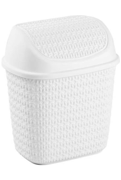 Tuffex Dantel Klik Beyaz Çöp Kovası 5.5 Lt Tuffex Dantel Klik Beyaz Çöp Kovası 5.5 Lt