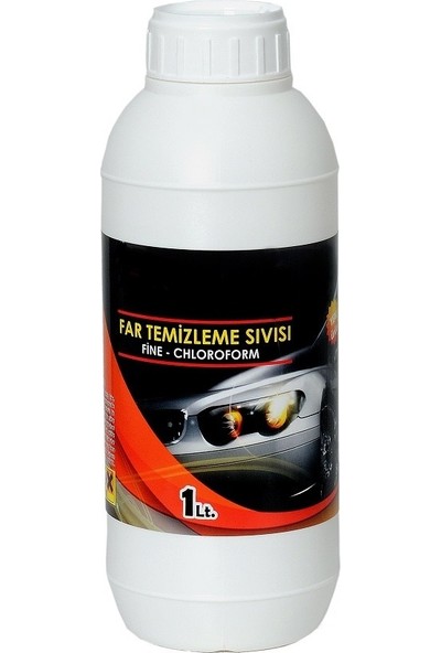 Azm Buharlı Oto Far Temizleme Far Parlatma Kimyasalı İnce Kloroform 1 Litre Azm Buharlı Oto Far Temizleme Far Parlatma Kimyasalı İnce Kloroform 1 Litre