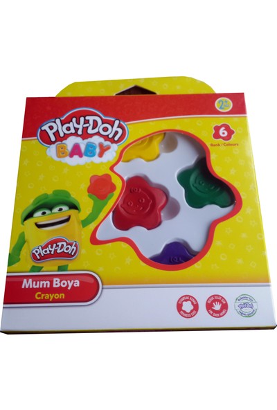 Play-Doh Baby Bebek Crayon Mum Boya 6 Renk Play-Doh Baby Bebek Crayon Mum Boya 6 Renk
