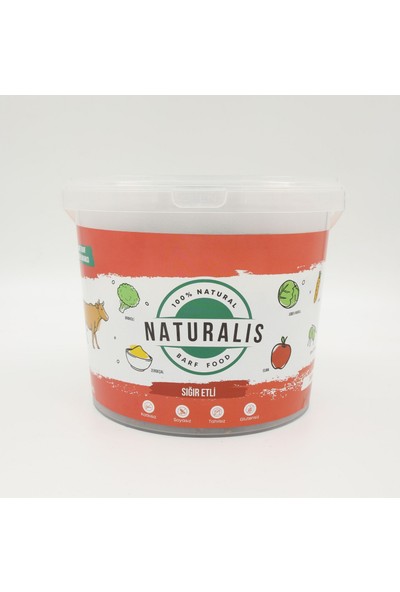 Naturalis Smart Barf Natural Sığır Etli Köpek Maması 0,5 kg Naturalis Smart Barf Natural Sığır Etli Köpek Maması 0,5 kg