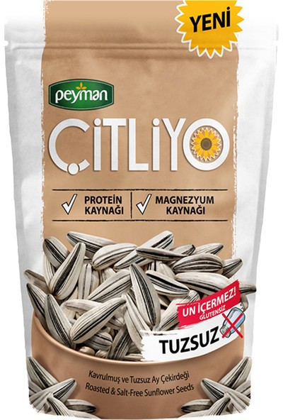 Peyman Çitliyo Kavrulmuş ve Tuzsuz Çekirdek 100 gr Peyman Çitliyo Kavrulmuş ve Tuzsuz Çekirdek 100 gr
