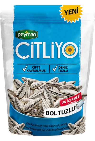 Peyman Çitliyo Bol Tuzlu Çekirdek 100 gr Peyman Çitliyo Bol Tuzlu Çekirdek 100 gr