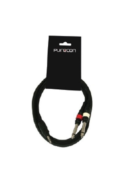 Purecon Pc-Jm3-Jm6/3 2x6,3 Erkek Mono-3,5 Stereo Erkek 3 Metre Purecon Pc-Jm3-Jm6/3 2x6,3 Erkek Mono-3,5 Stereo Erkek 3 Metre