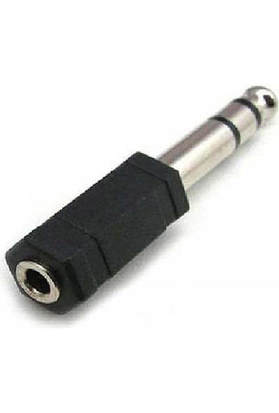 Purecon P6ST/3.5STP 3.5mm Normal Stereo Jakı 6.3mm Stereo Jaka Çevirici Purecon P6ST/3.5STP 3.5mm Normal Stereo Jakı 6.3mm Stereo Jaka Çevirici