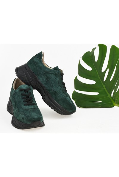 Noosy Deri Yeşil Kadın Sneaker Noosy Deri Yeşil Kadın Sneaker