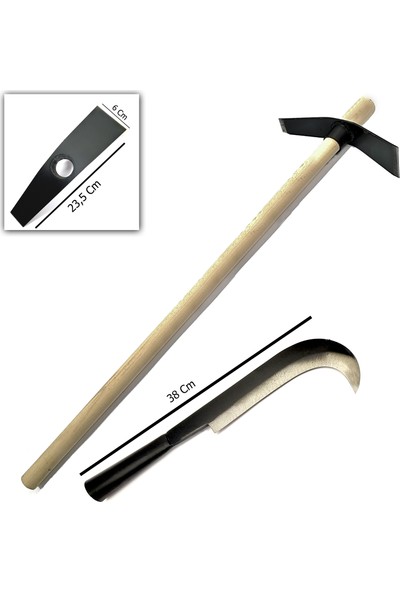 Çelikten Dövme El Yapımı Çatal Başlı Çapa Tahra 2 Li Set