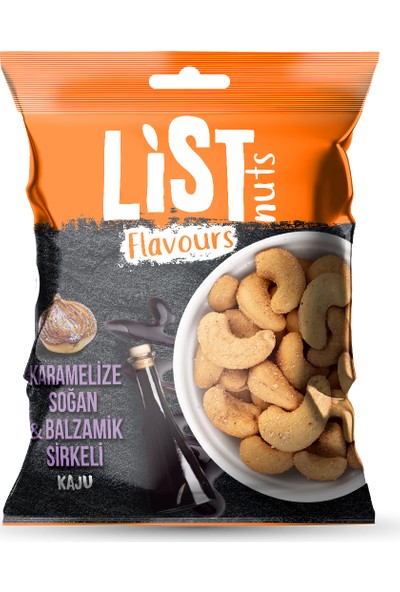 List Flavours Karamelize Soğan & Balzamik Sirkeli Kaju 100 g List Flavours Karamelize Soğan & Balzamik Sirkeli Kaju 100 g