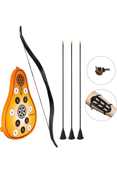 Okçuluk Mini Hilal Puta Set Siyah Okçuluk Mini Hilal Puta Set Siyah