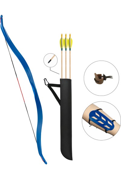 Geleneksel Okçuluk Çocuk Seti Mavi