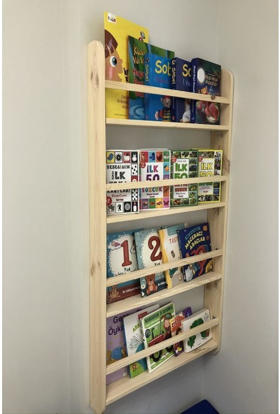 Turco Mobilia Kitaplık, Çocuk Odası Eğitici Kitaplık, Ahşap, Bebek, Çocuk Odası, Montessori Ahşap Duvar Rafı Turco Mobilia Kitaplık, Çocuk Odası Eğitici Kitaplık, Ahşap, Bebek, Çocuk Odası, Montessori Ahşap Duvar Rafı