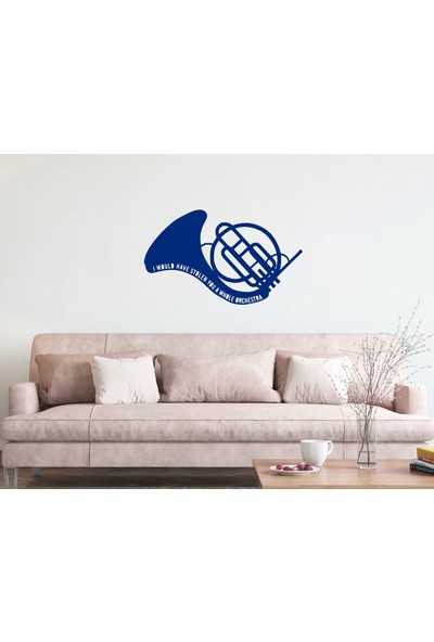 Meg Store How I Met Your Mother Blue French Horn Özel Tasarım Metal Tablo Meg Store How I Met Your Mother Blue French Horn Özel Tasarım Metal Tablo